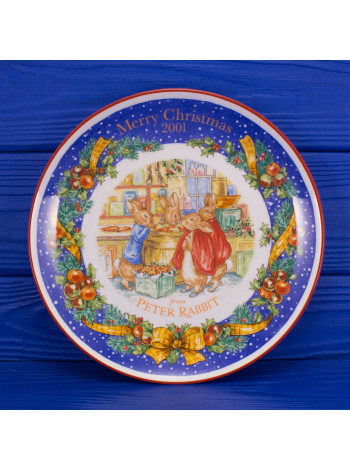 Тарелка Merry Christmas 2001 from Peter Rabbit от Wedgwood - купить с ...